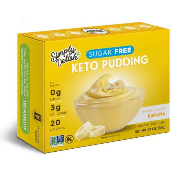 Simply Delish Instant Pudding Banana 48g - Happy Tummies Pty Ltd