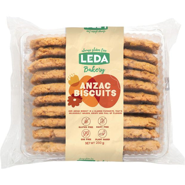 Leda Anzac Biscuits 250g | gluten free biscuits - Happy Tummies Pty Ltd