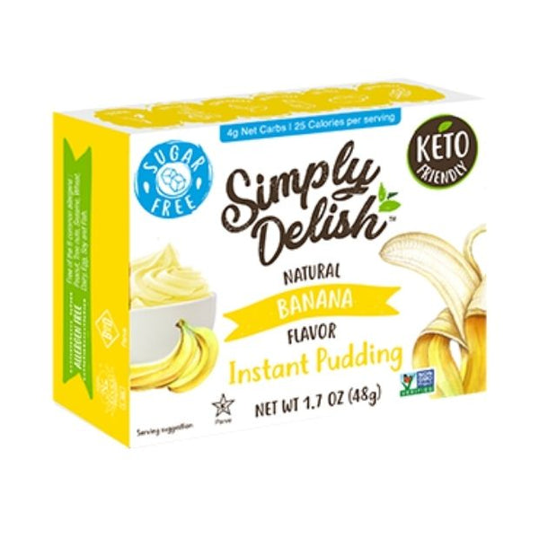 Simply Delish Instant Pudding Banana 48g - Happy Tummies Pty Ltd